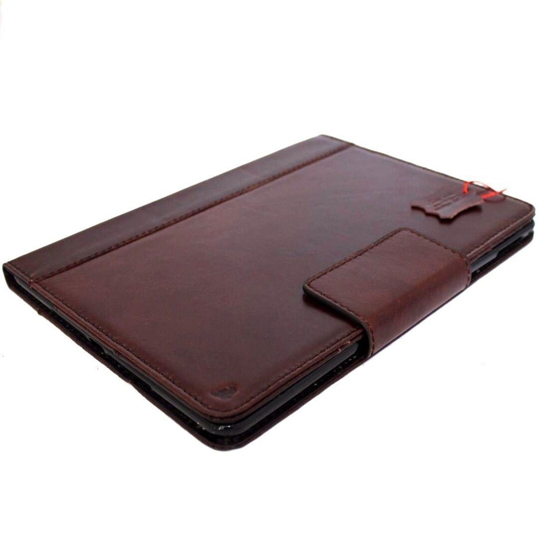 Genuine Leather iPad Pro Case: Slim Brown Magnetic Cover With Card ...