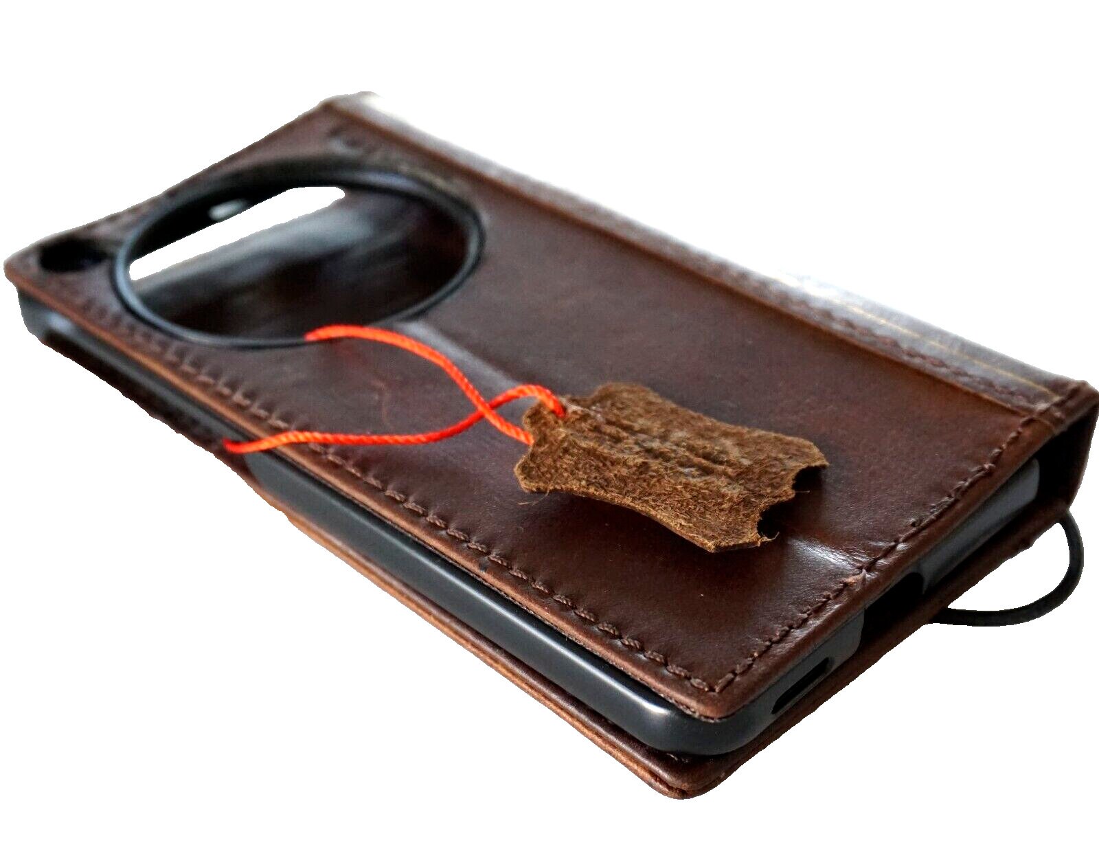 Genuine Leather Fo Oneplus Open Case Wallet Handmade Wireless Luxury ...