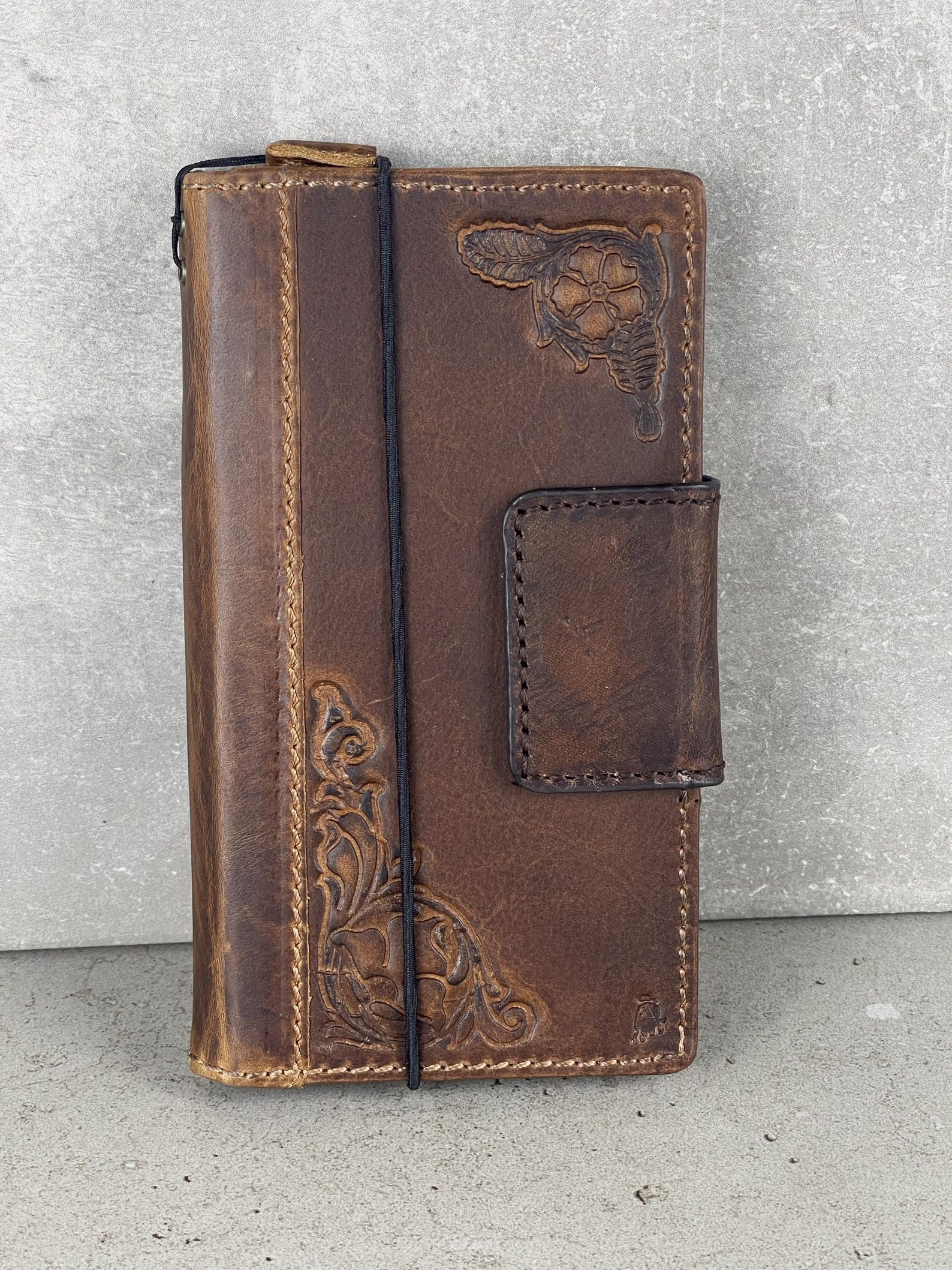 Genuine Leather Fo Oneplus 12 12R Case Wallet Handmade Wireless Luxury ...