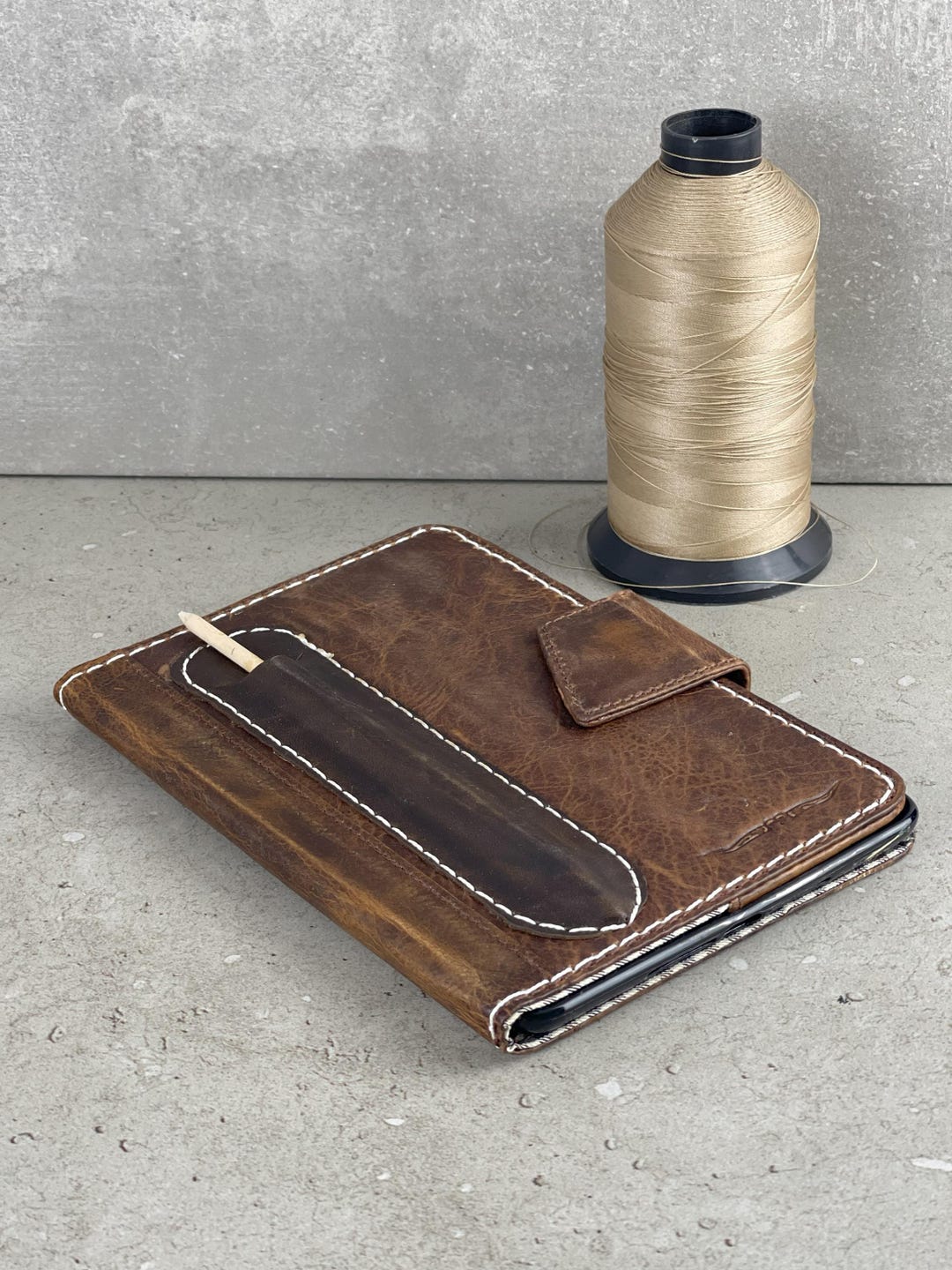 Genuine Vintage Leather Case for Apple iPad Mini 2 3 4 5 6 7 10.2 10.5 ...