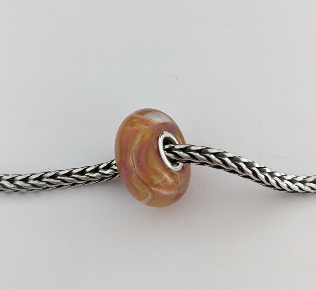 Pretty Silver Core Bead. Handmade in the Flame by Myself. - Etsy