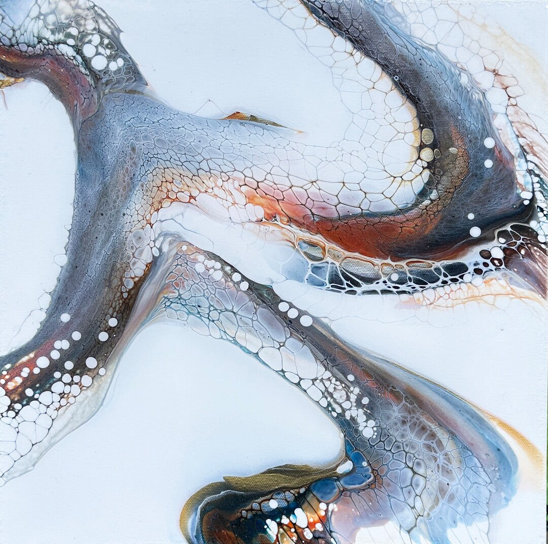 14x14 Directions Swipe and Spin Painting - Etsy