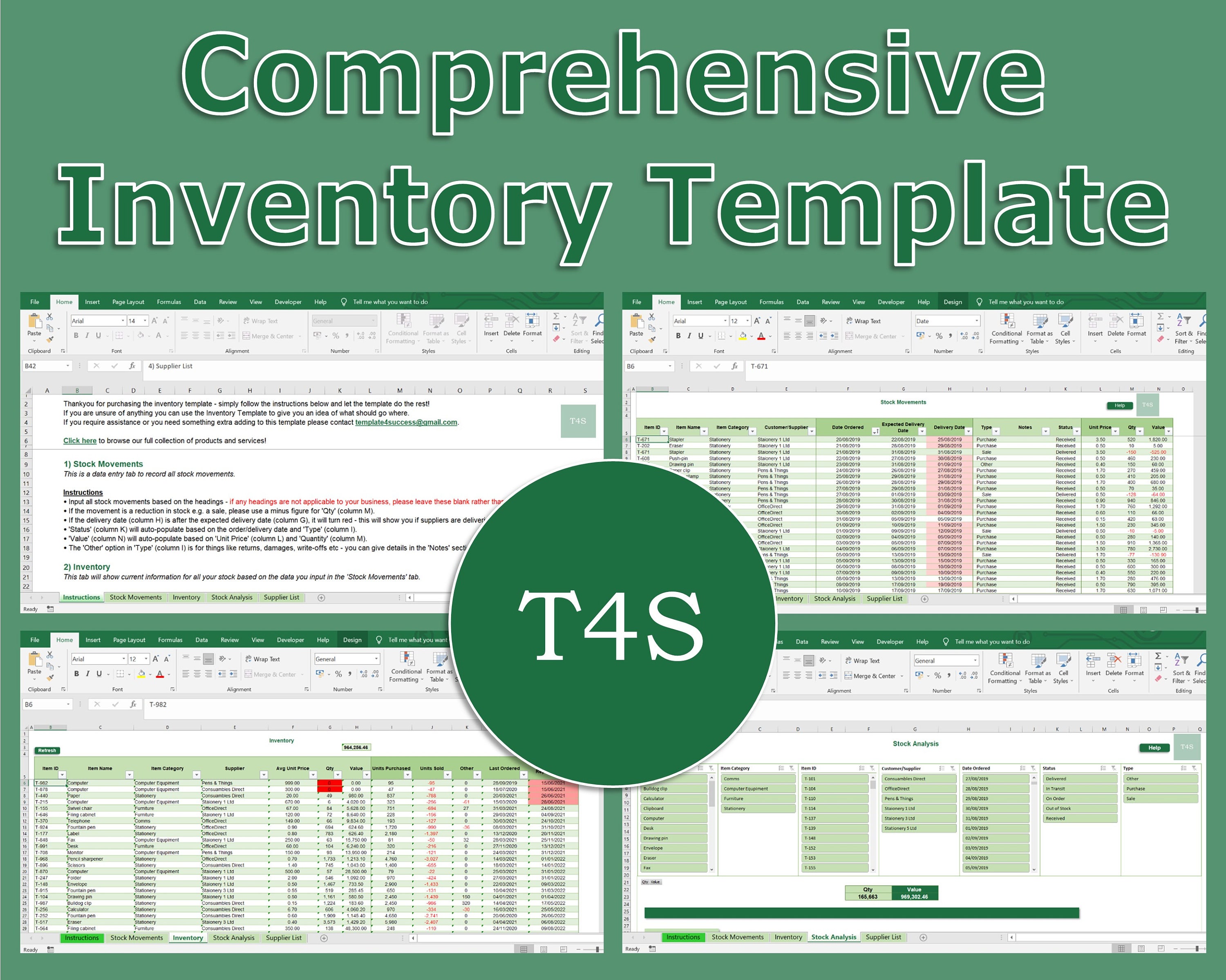 Inventory Template - Etsy