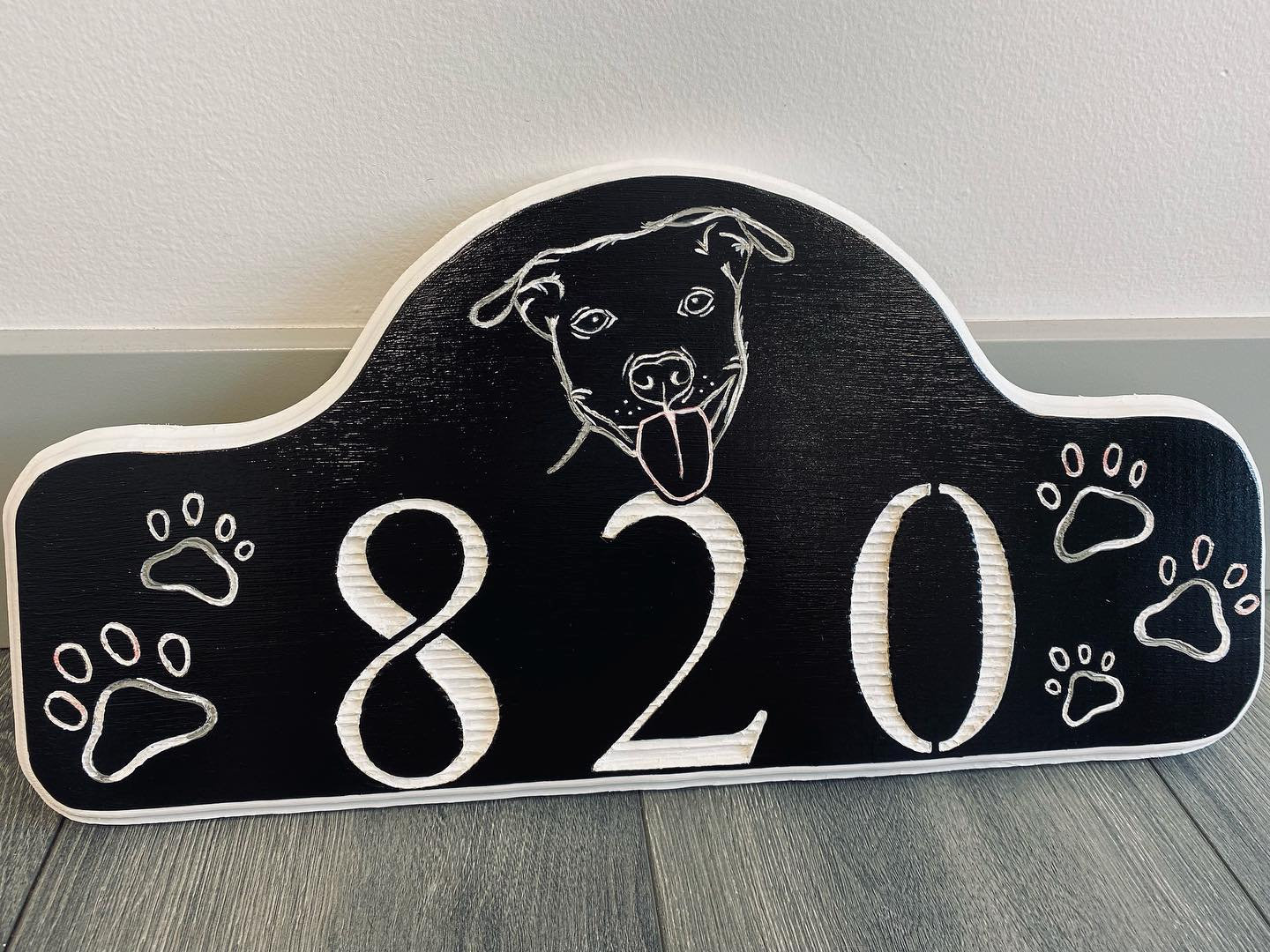 Handmade Custom Wooden House Numbers - Etsy