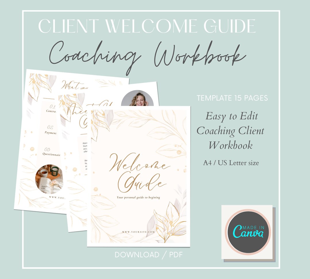Client Welcome Packet, Guide Coaching, Business Service Business and ...