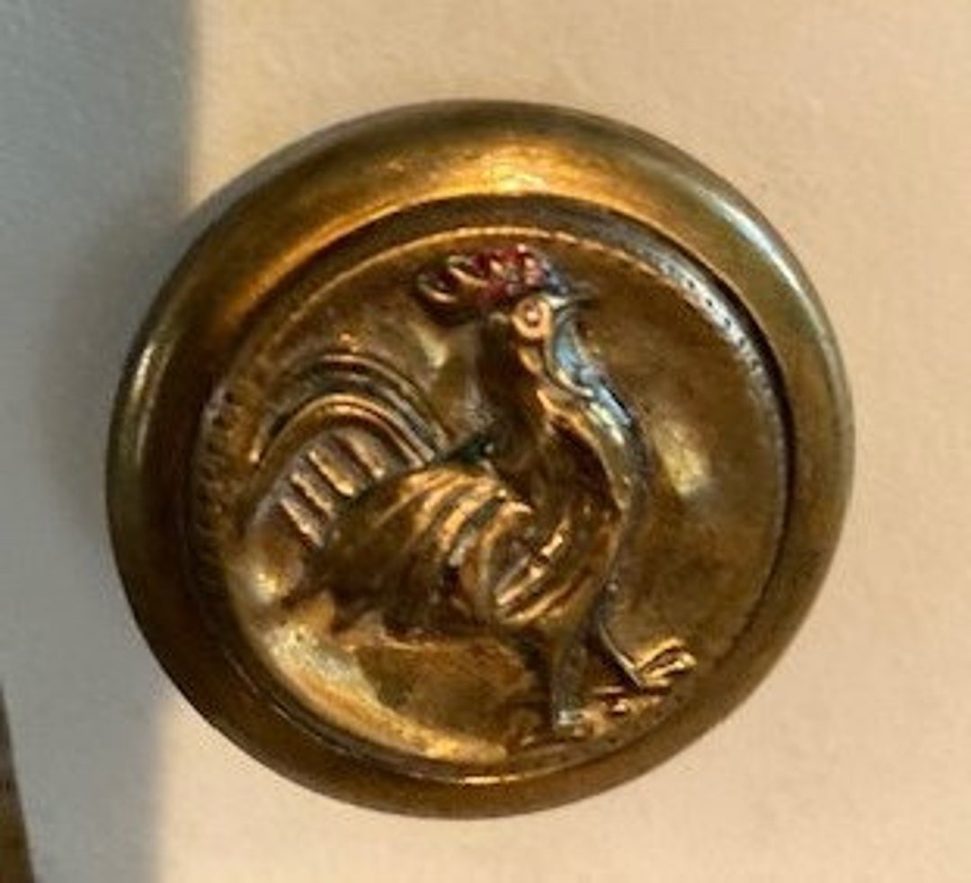 Rooster Button - Etsy