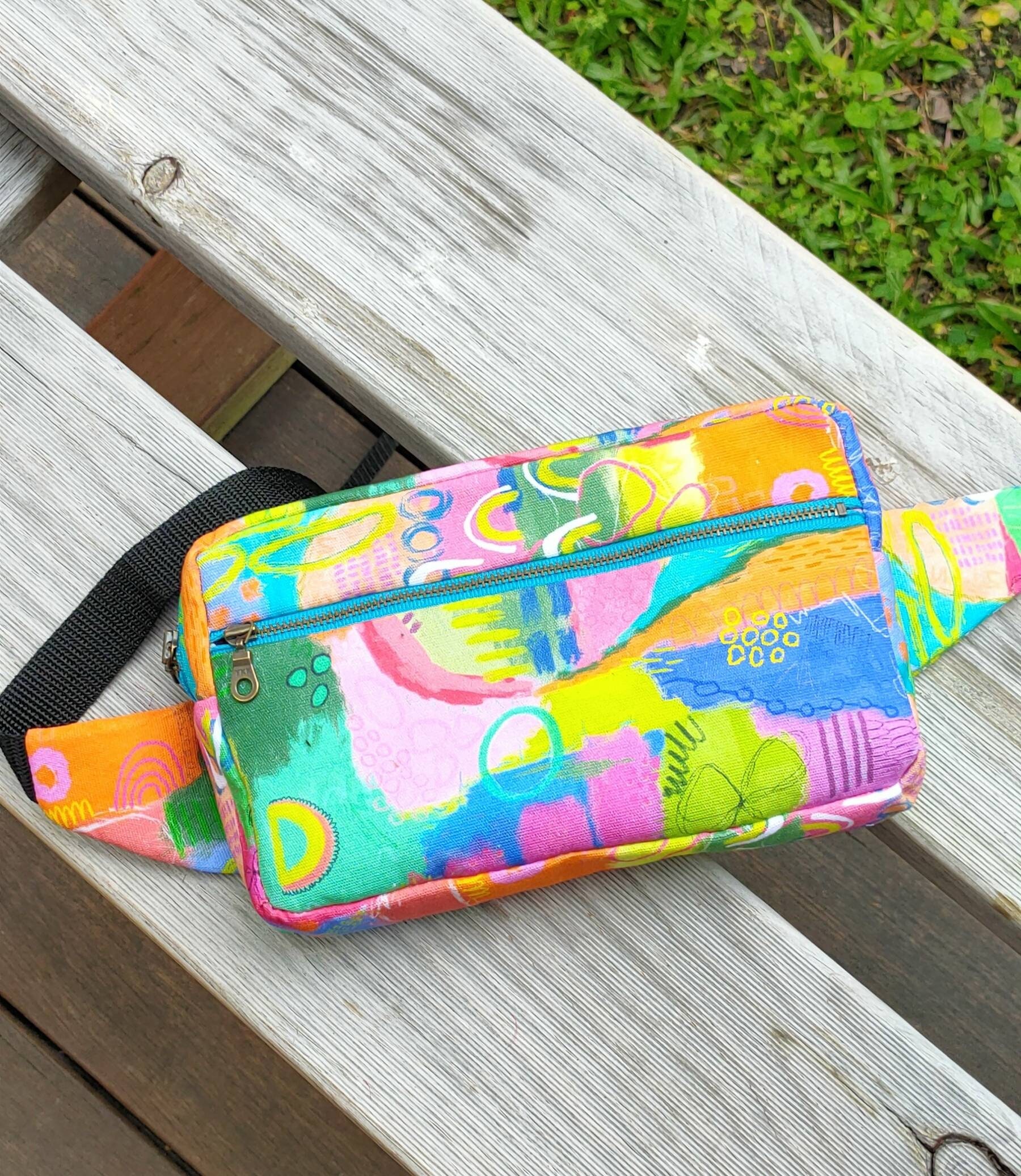 Coloured Daisies Bumbag/fanny Pack/festival Bag/crossbody Bag - Etsy ...