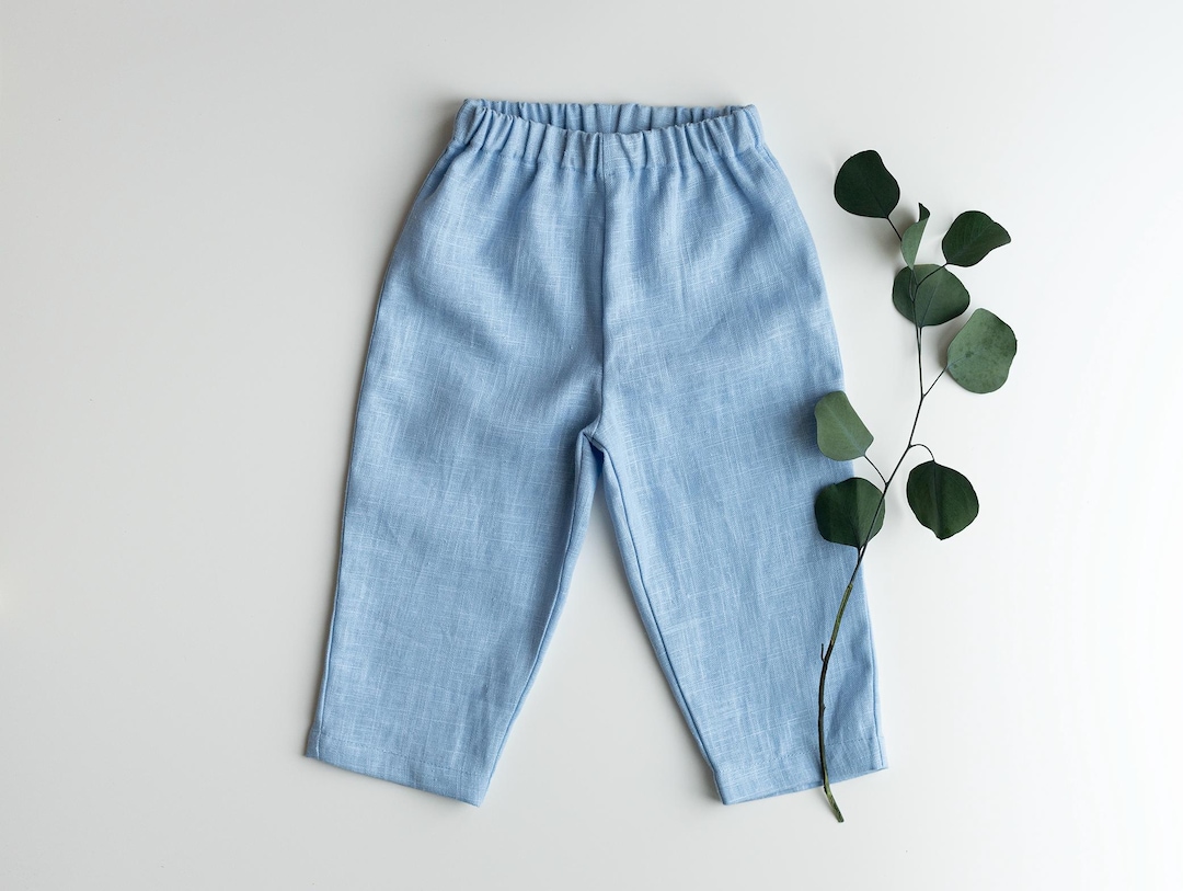 Clover Pants – PDF Sewing Pattern | Relaxed Fit Pants for Kids (0-3M to ...