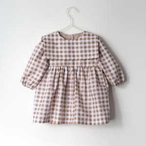 MEADOW Dress, Vintage Oversized Sailor Collar Dress, PDF Sewing Pattern ...