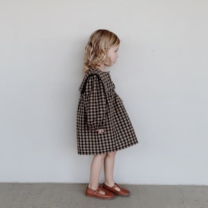 MEADOW Dress, Vintage Oversized Sailor Collar Dress, PDF Sewing Pattern ...