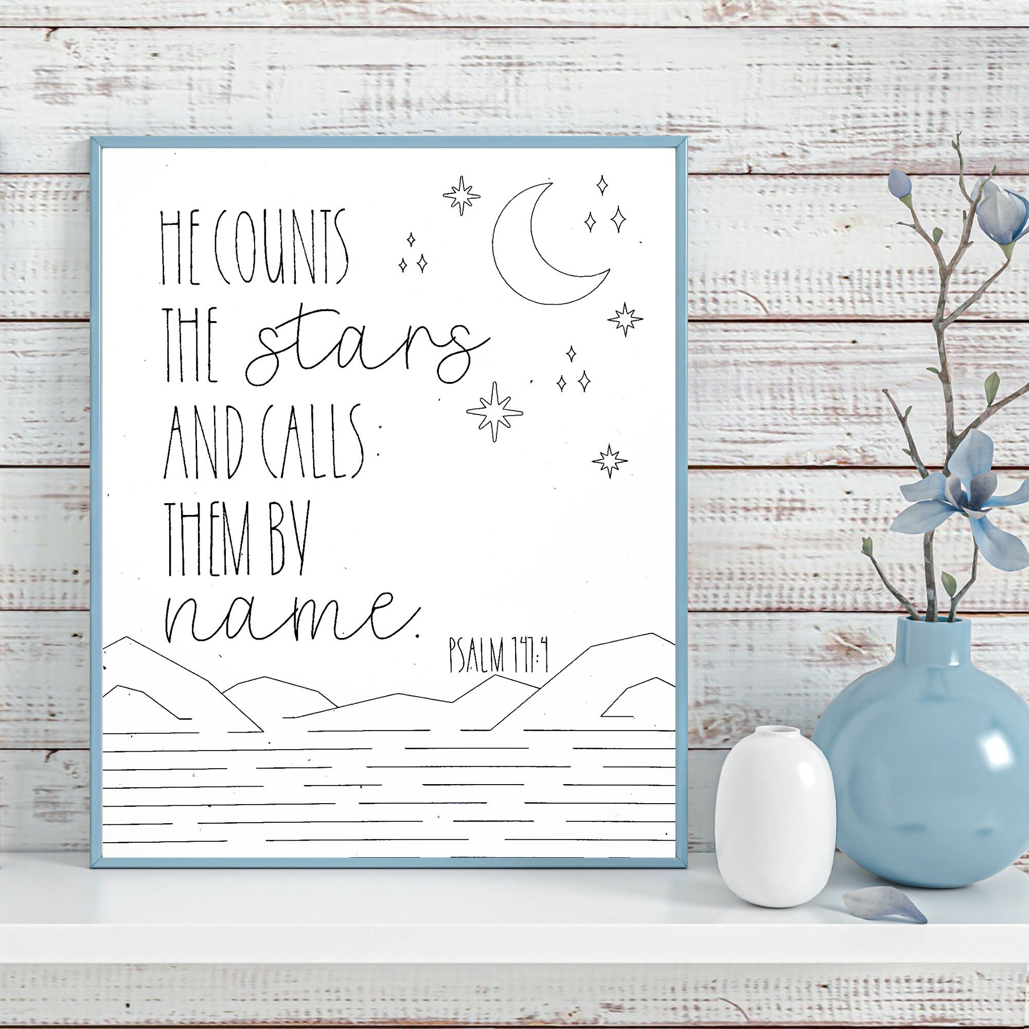 Psalm 147:4, He Counts the Stars and Calls Them by Name, Mountain Bible ...
