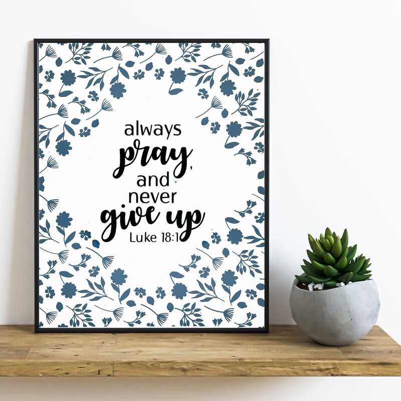 Luke 18 1 - Etsy