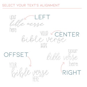 Custom Bible Verse Pen Print, Blue Floral Design, Personalized ...