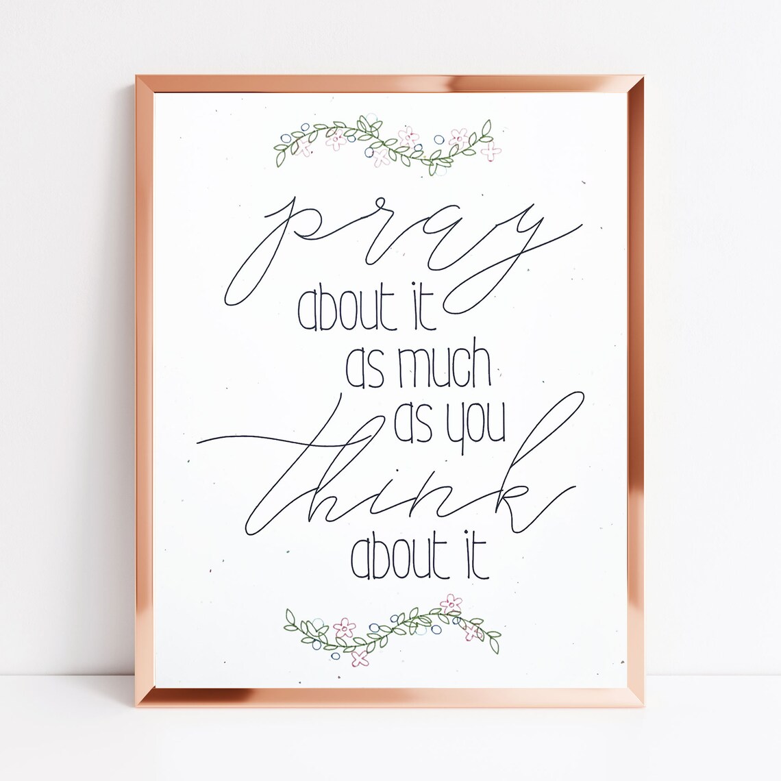 Pray About It as Much as You Think About It Biblical Pen - Etsy