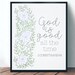 God is Good All the Time, Purple Floral Minimalist Bible Verse Pen ...