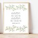 Hebrews 13:5, Never Will I Leave You, Floral Scripture Wall Art ...