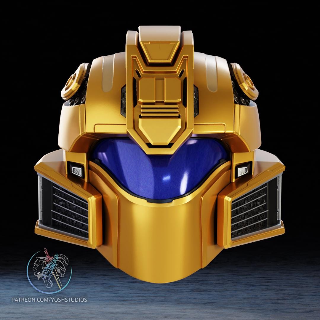 Bumblebee One Helmet | Transformers Cosplay | Autobot Collectible | 3D ...