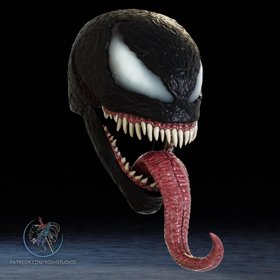 Venom Mask Marvel the Last Dance Cosplay Costume Collectible Prop Kit ...
