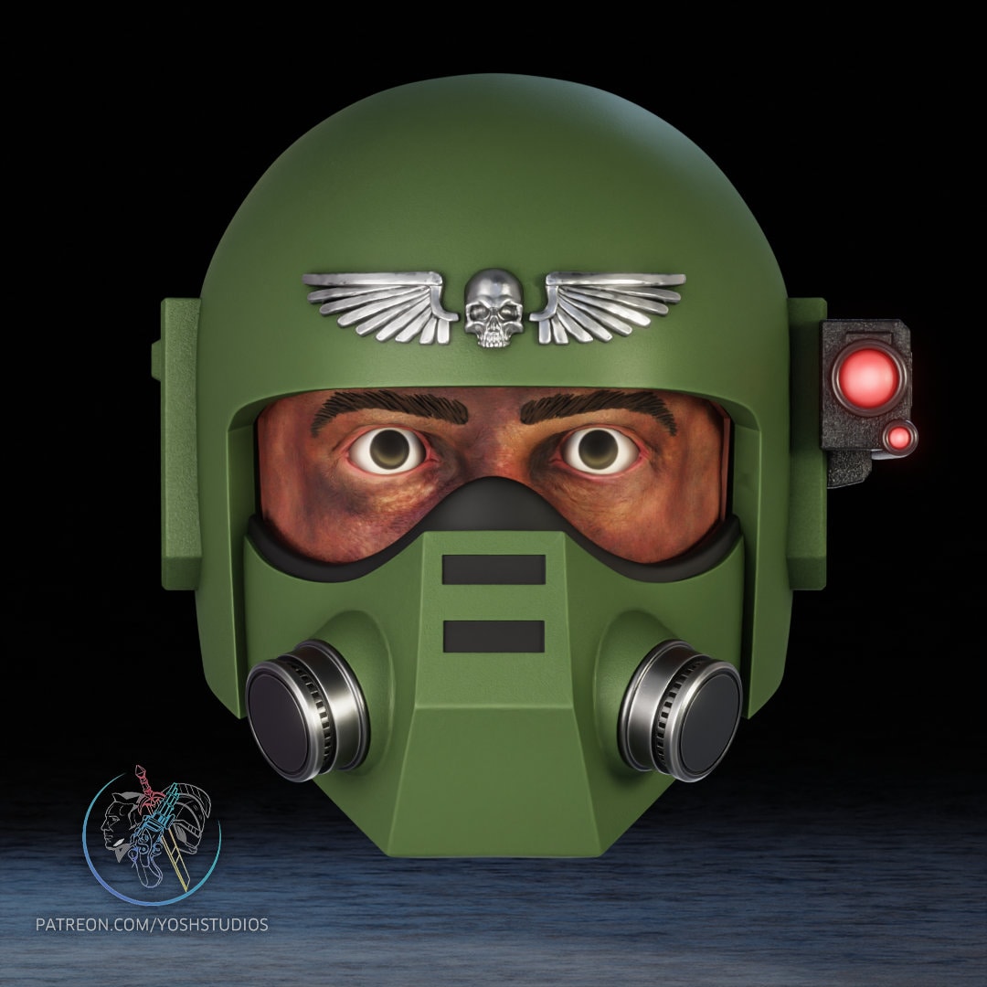 40K Astra Militarum Helmet 40,000 Warhammer Imperial Guard Kit - Etsy