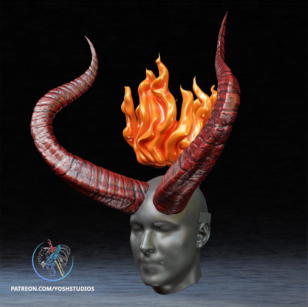 Hellboy Crown and Horns Cosplay Kit - Etsy