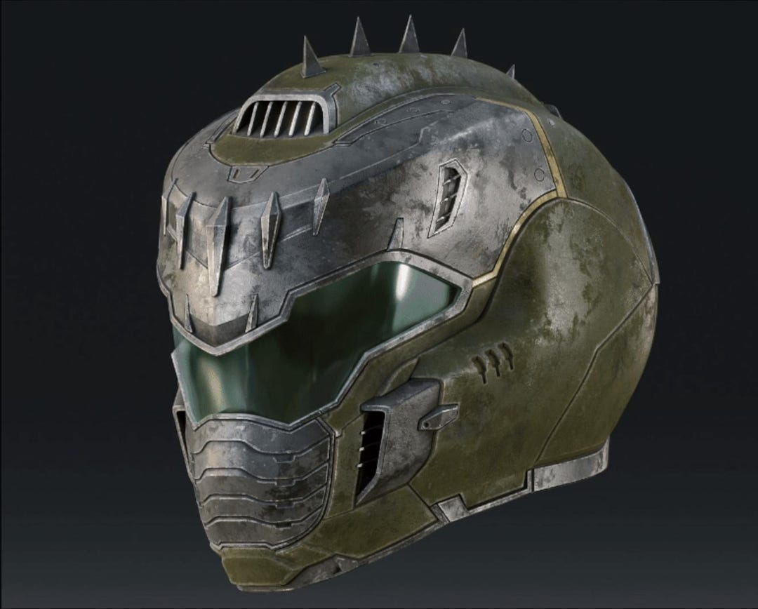 Doom Dark Ages Helmet | Cosplay Costume | Collectible Prop | Kit - Etsy UK