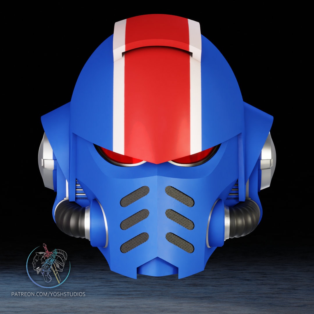 40K Space Marine Helmet 40,000 Warhammer - Etsy