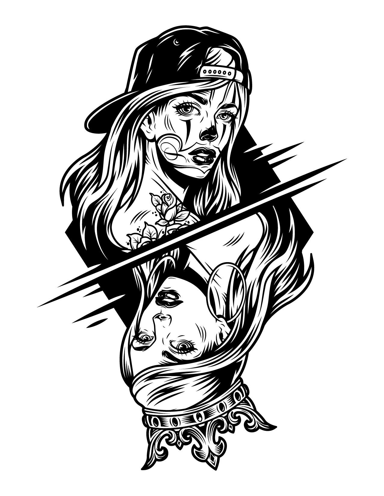 Ultimate Tattoo Coloring Book: 50 Unique Coloring Pages With Modern ...