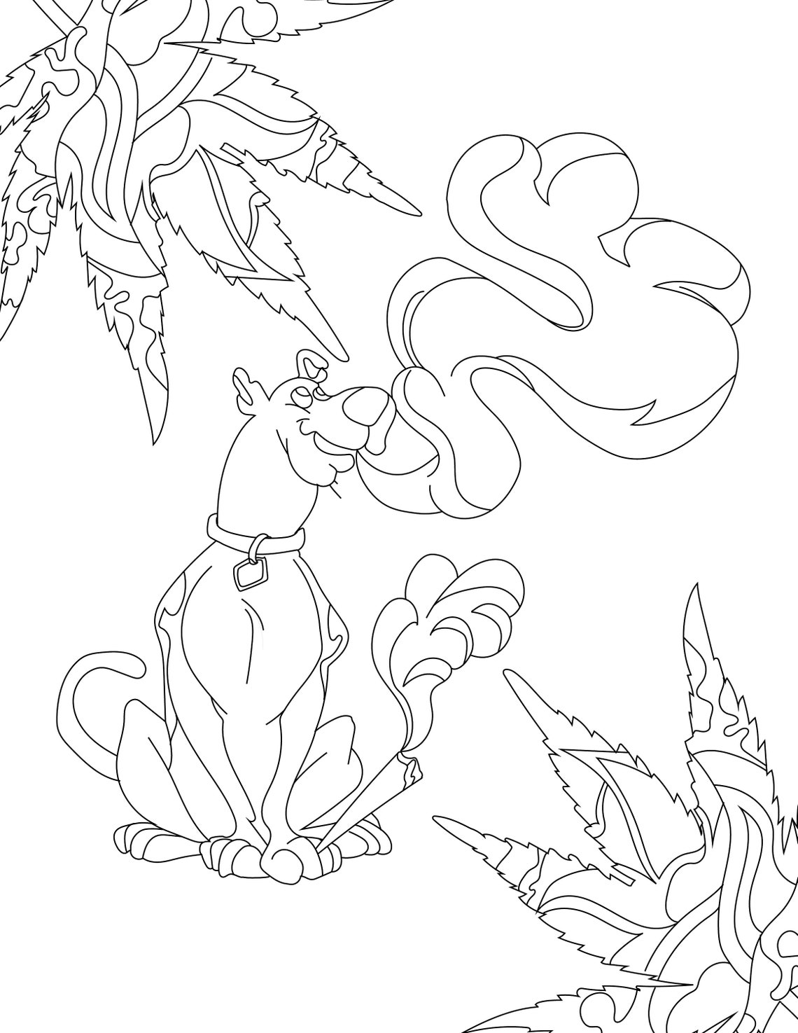 90s Cartoon Stoner Coloring Pages: Full of Psychedelic Trippy - Etsy ...