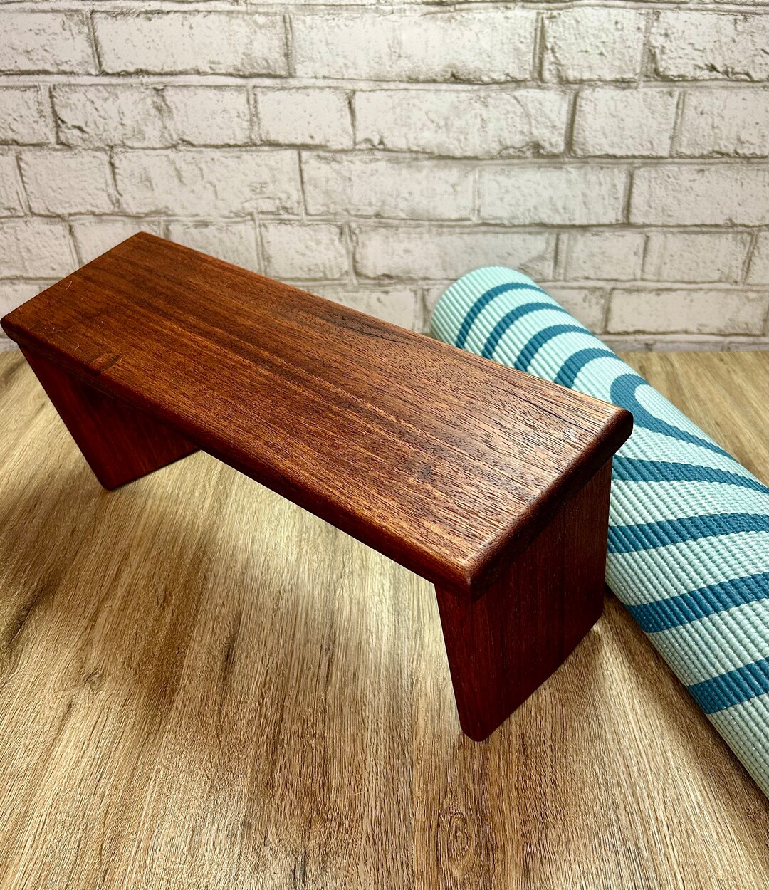 Mahogany Seiza Kneeling Meditation Bench-foldable and Portable ...