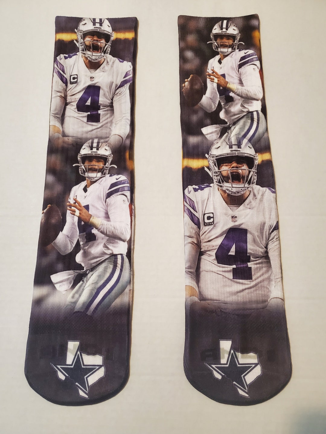 Dak Prescott Adult Custom Socks - Etsy