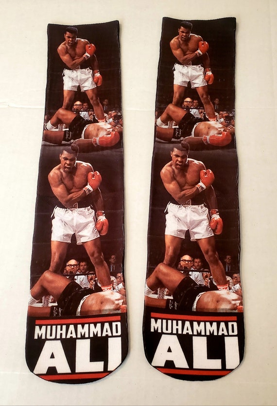 Muhammad Ali Custom Adult Socks | Etsy
