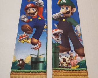 Mario Luigi Socks - Etsy