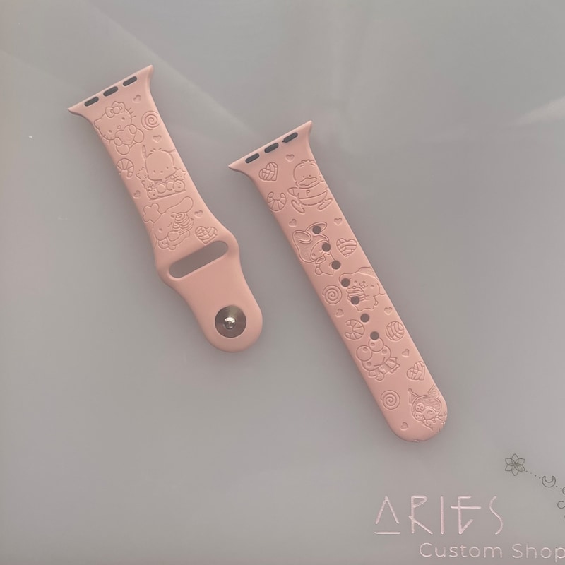 Anime Engraved Watch Band - Etsy