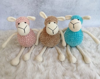 Blue Sheep Plush - Etsy
