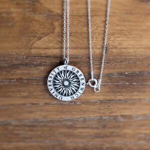 University Graduation Necklace in Sterling Silver Personalized College ...
