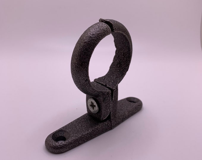 Solid Brass Pipe Mount Fixing Bracket Steam Punk Industrial Copper 1/2 ...