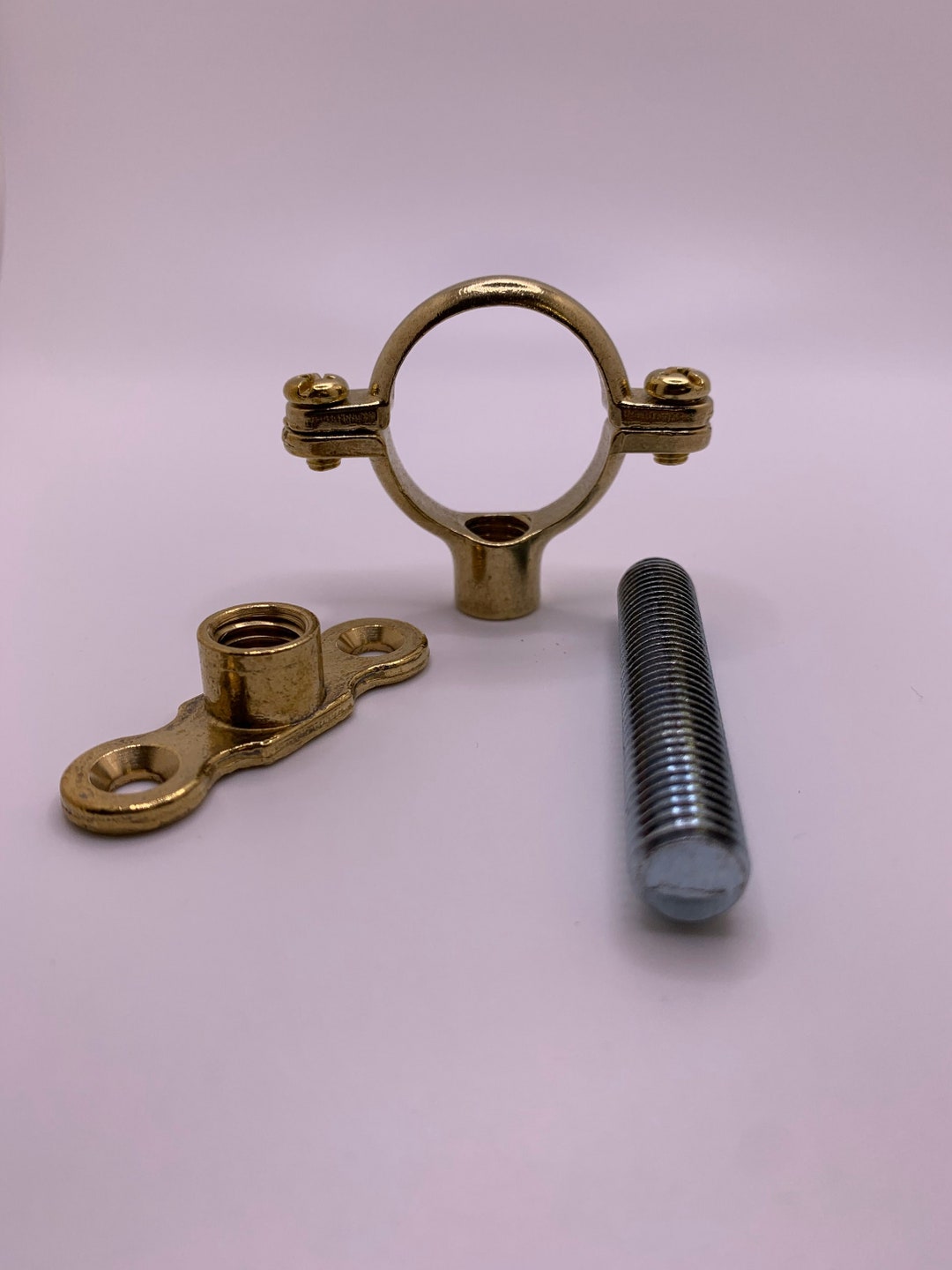 Brass Munsen Ring With Female Backplate and Zinc Plated M10 Threaded ...
