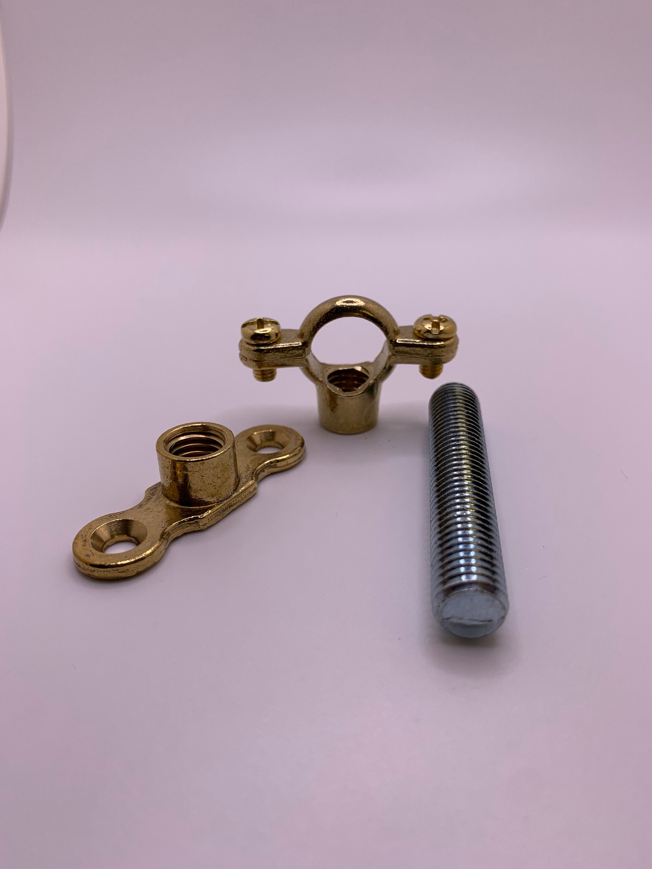 Brass Munsen Ring With Female Backplate and Zinc Plated M10 Threaded ...