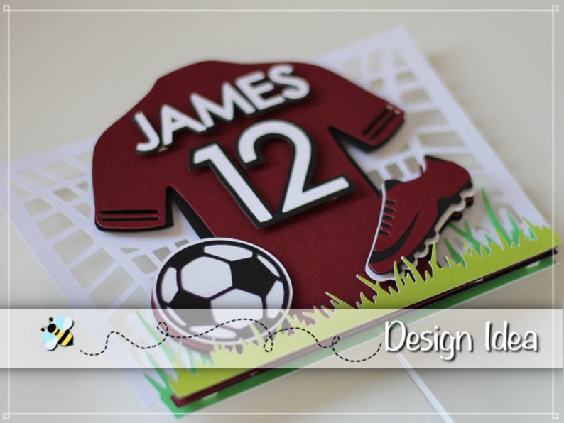 Football Cake Topper Svg | Soccer Topper Svg | Sports Themed Birthday ...