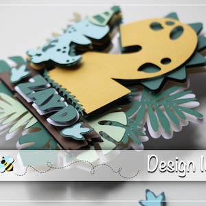 T- Rex Dinosaur Cake Topper SVG | Dinosaur Cake Topper DXF | Dinosaur ...