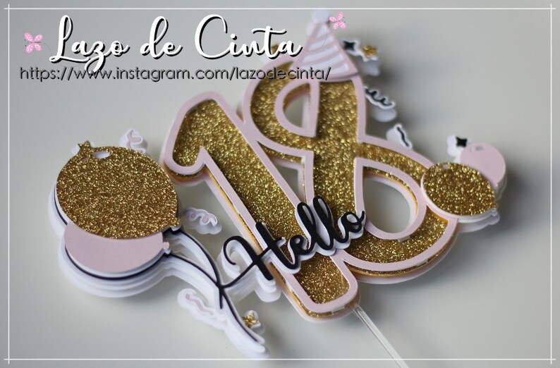 18th Birthday Cake Topper SVG | Birthday - Party - Celebration - Cake ...