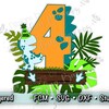 Happy Birthday Cake Topper SVG Balloon Party Celebration Cut Files ...