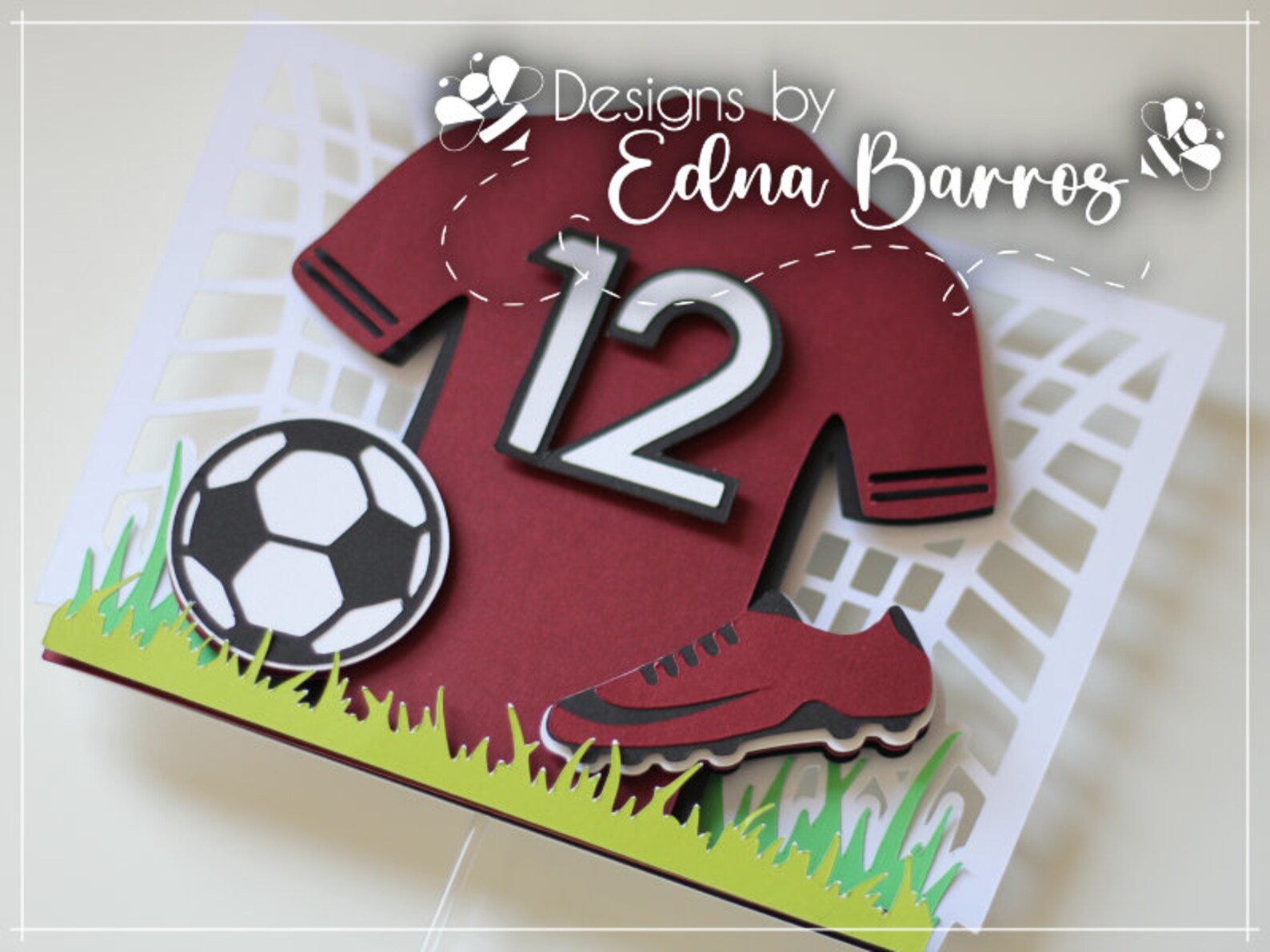 Football Cake Topper Svg | Soccer Topper Svg | Sports Themed Birthday ...