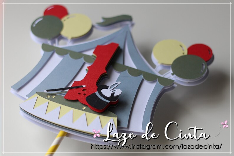 Circus Cake Topper SVG | Circus Themed - Magician - Kids - Birthday ...