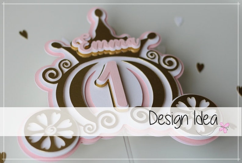 Princess Cake Topper Svg Princess Cake Topper Cut File - Etsy UK