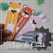 Cute Forest Animals Bookmark SVG | Kids - School - Birthday - Party Bag ...