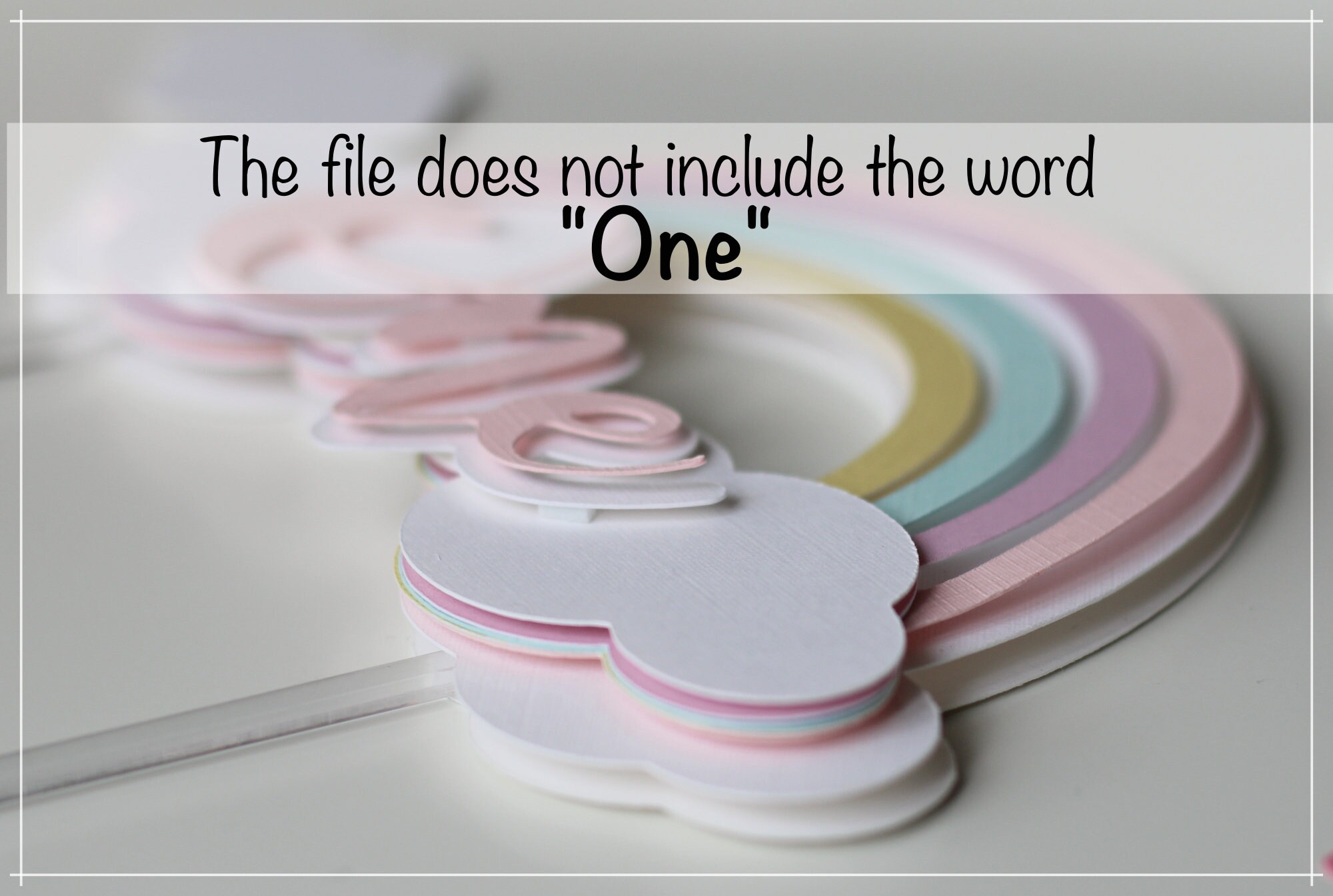 Rainbow Birthday Cake Topper Svg | Rainbow Layered Cake Topper Svg ...