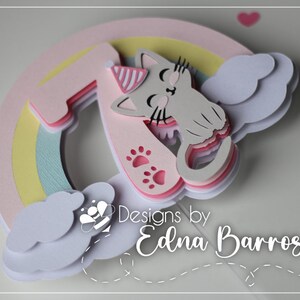 Cat Cake Topper SVG | Cat Themed - Kids - Birthday - Party ...