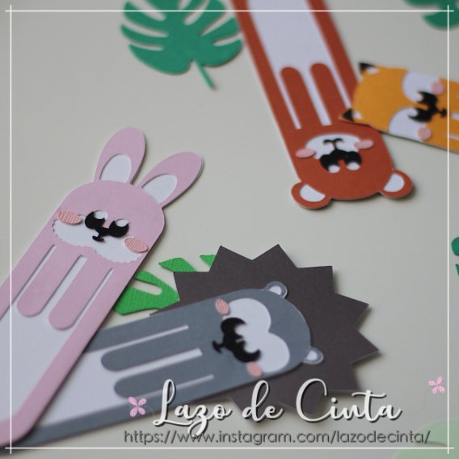 Cute Forest Animals Bookmark SVG | Kids - School - Birthday - Party Bag ...