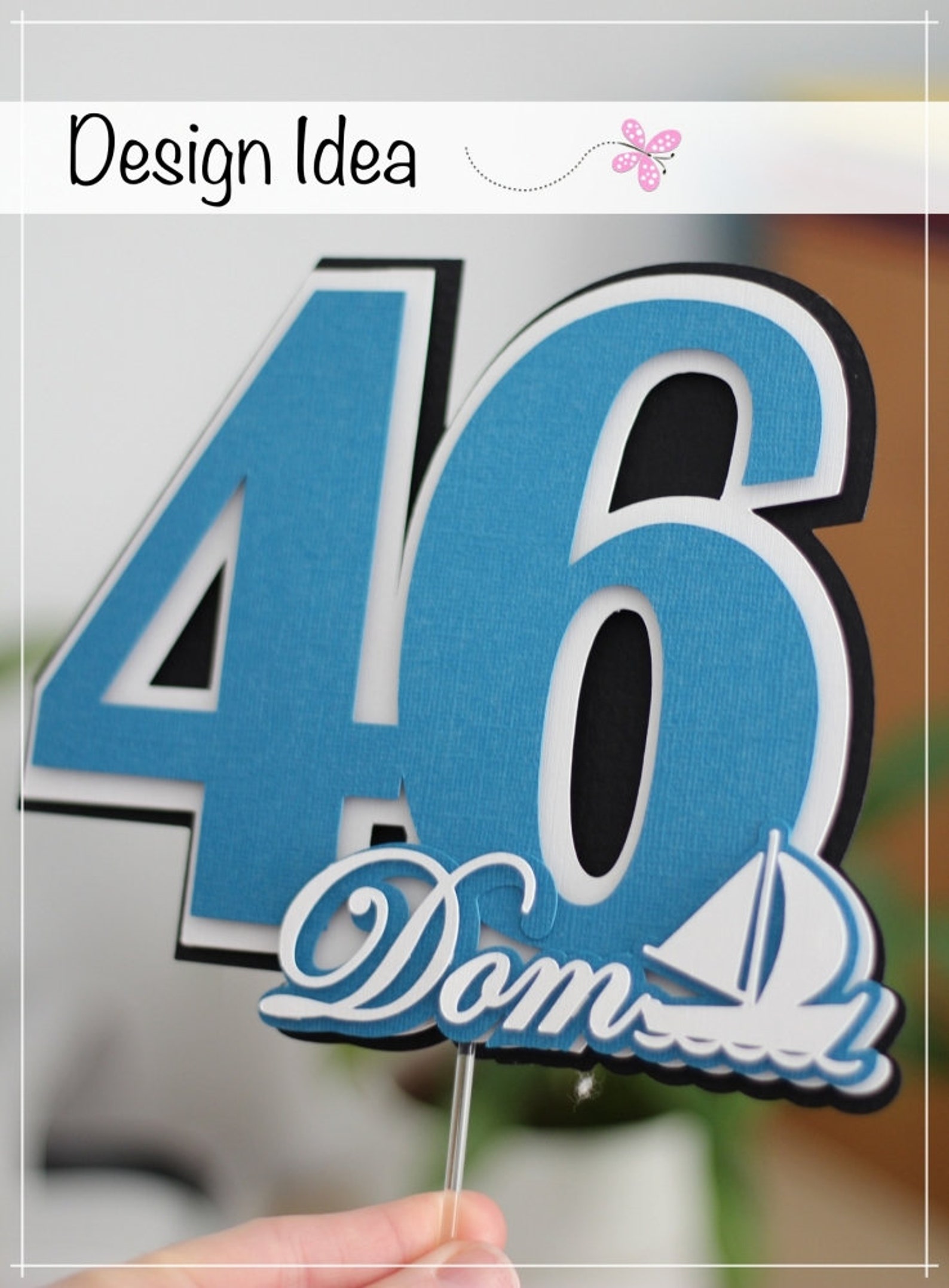 Layered Numbers SVG Numbers Layers Age Birthday - Etsy